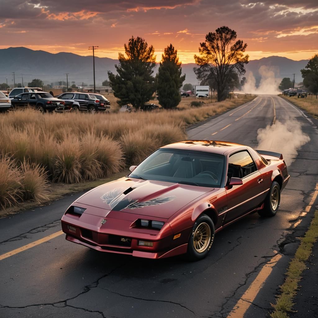 1986 Pontiac Firebird Trans-Am - AI Generated Artwork - NightCafe Creator