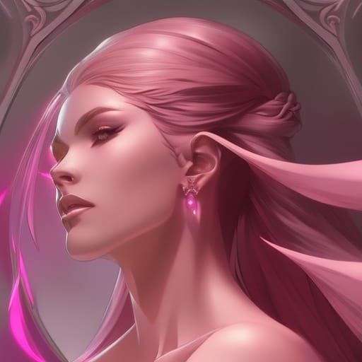 Cruel Pink Elf - AI Generated Artwork - NightCafe Creator