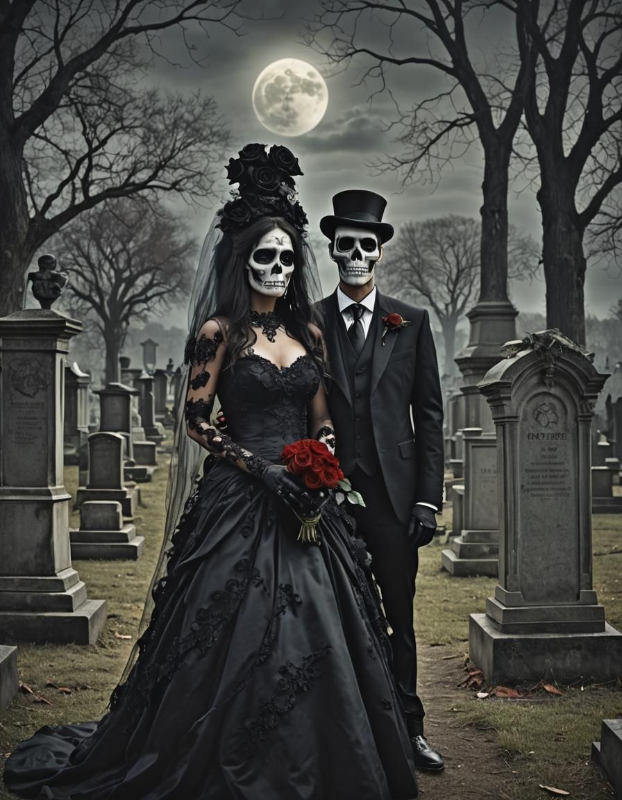 Ghost Wedding #7 - AI Generated Artwork - NightCafe Creator