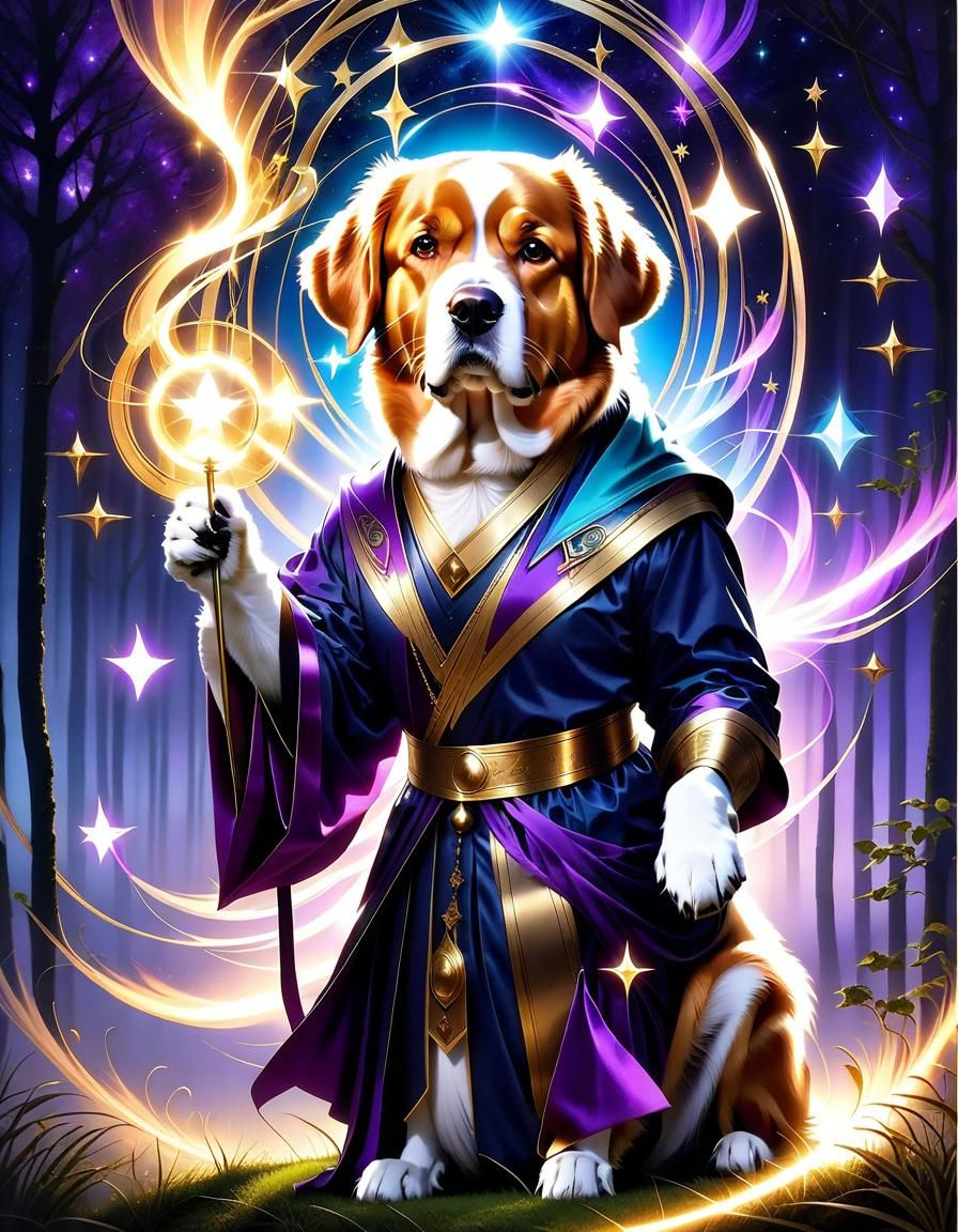 MAGIC DOG - AI Generated Artwork - NightCafe Creator