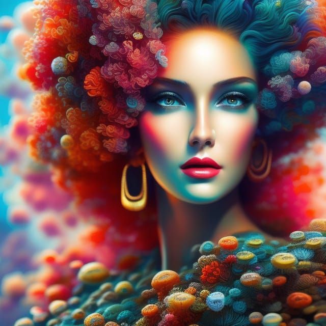 "Marina, the Seaborn Radiance #5 - AI Generated Artwork - NightCafe Creator