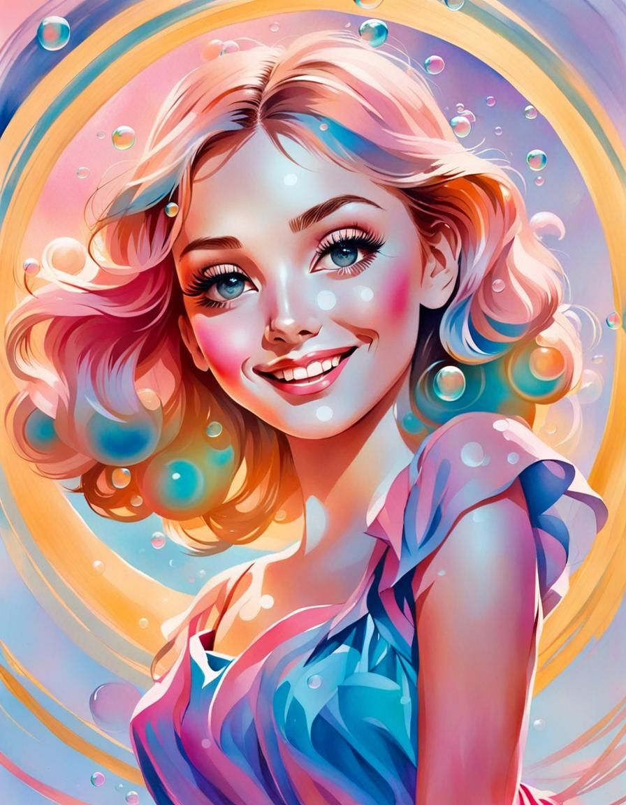 Bubbles - AI Generated Artwork - NightCafe Creator