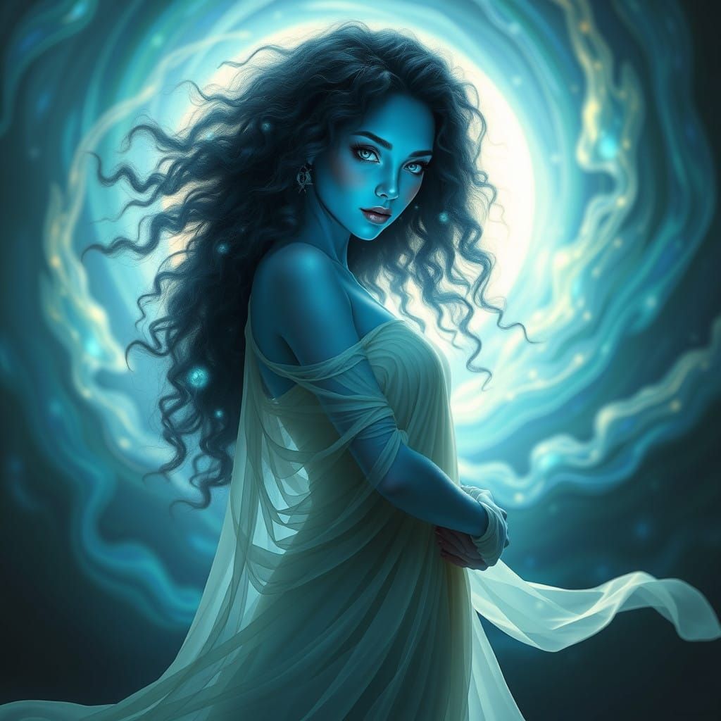 Terra Mater - Enchanted Goddess of the Land in Ethereal Sple...