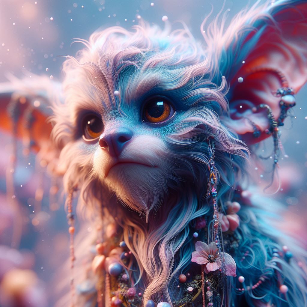 Fantasy creature in pastel - AI Generated Artwork - NightCafe Creator