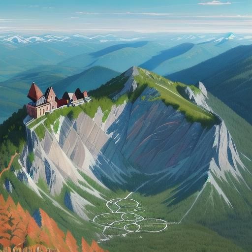 Mountain - AI Generated Artwork - NightCafe Creator