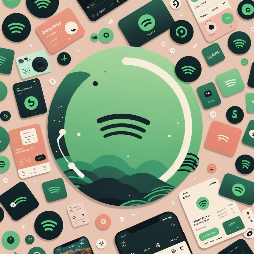 "Design a Spotify LoFi cover that captures the relaxed atmosphere and soothing sounds of your ...