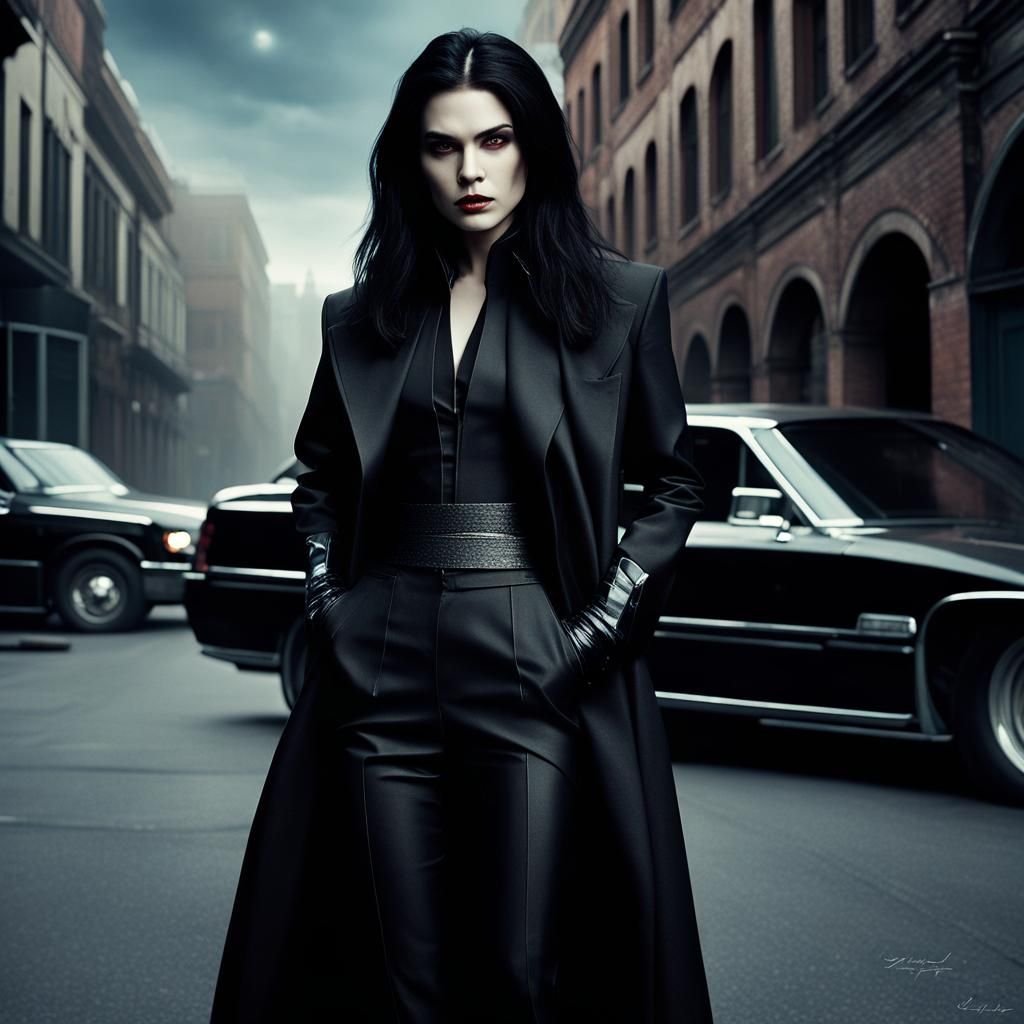 As elegantly noble vampire from the TV series Vampire Diaries ...