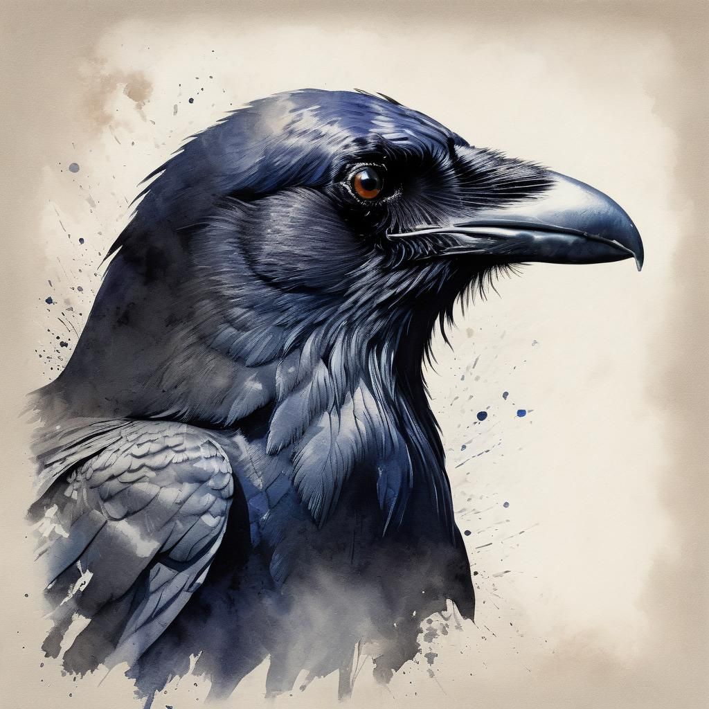 Raven - AI Generated Artwork - NightCafe Creator