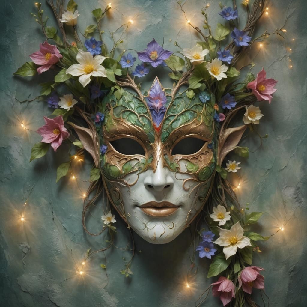 Oberon's mask - AI Generated Artwork - NightCafe Creator