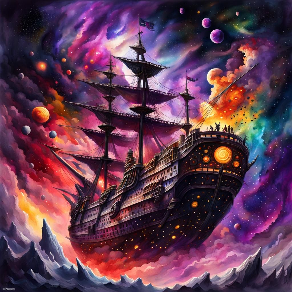 Space Marauders v22 - AI Generated Artwork - NightCafe Creator