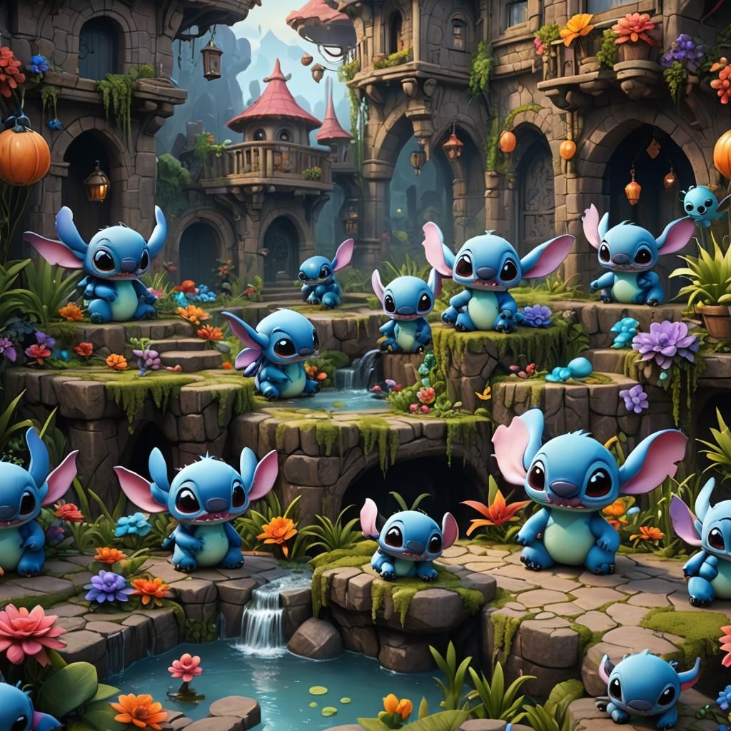 Cute Stitch - AI Generated Artwork - NightCafe Creator