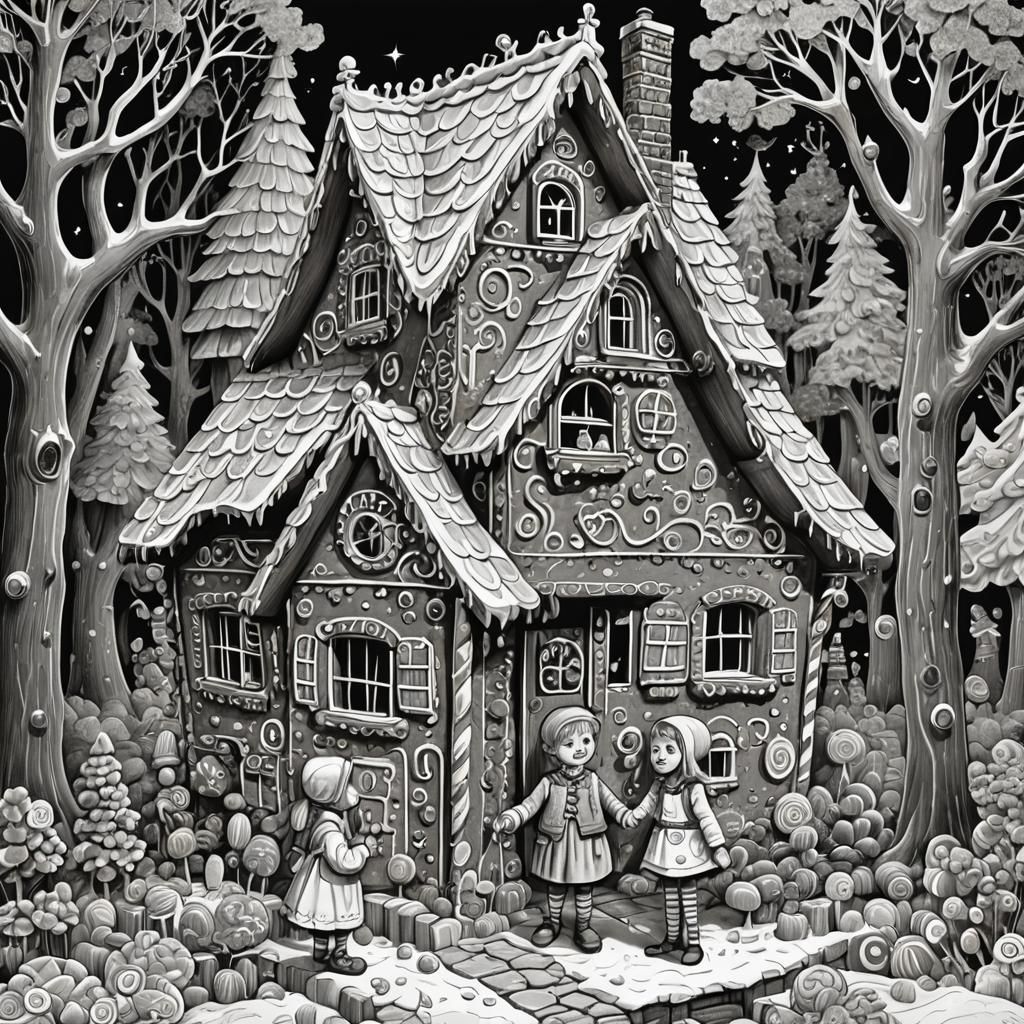 Hansel and Gretel - AI Generated Artwork - NightCafe Creator