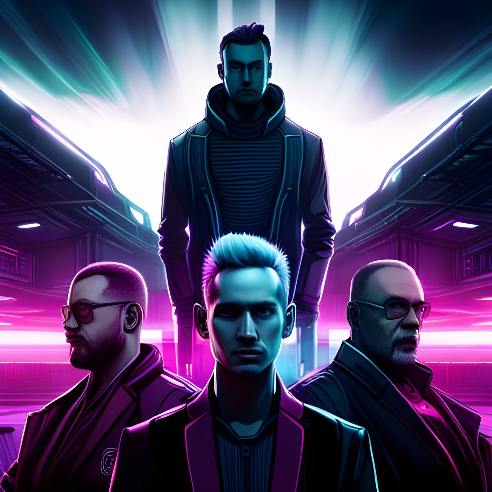 Cyber Goons - AI Generated Artwork - NightCafe Creator