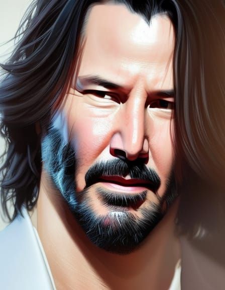Keanu Reeves - AI Generated Artwork - NightCafe Creator