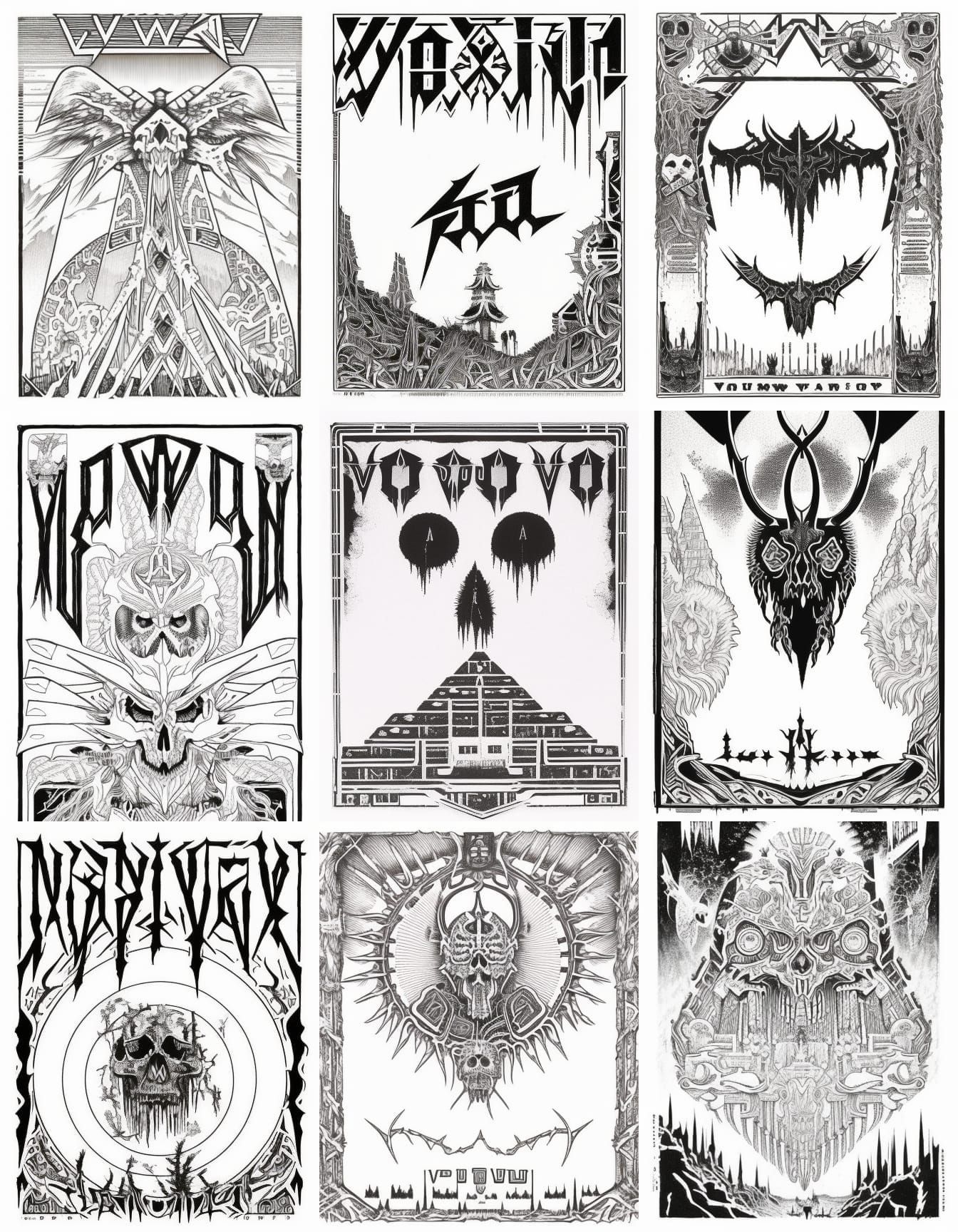 Voivod album cover in the style of voivod's artwork drawn by Away. - AI ...