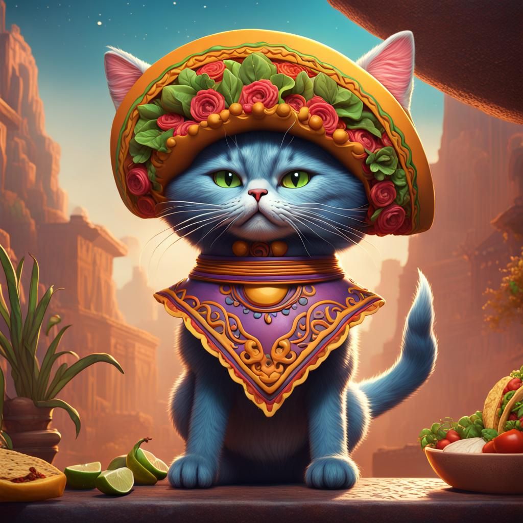 Taco Cat - AI Generated Artwork - NightCafe Creator