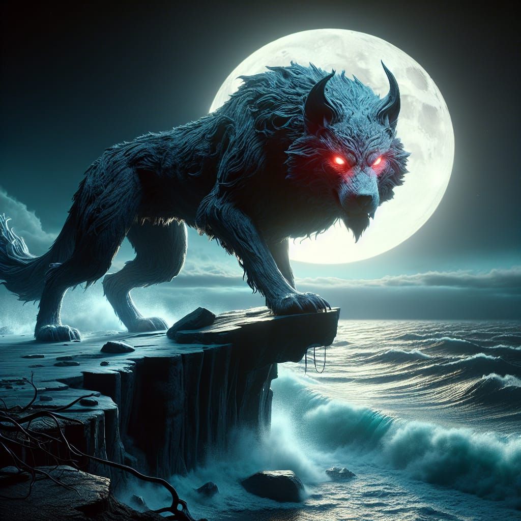 Fenrir - AI Generated Artwork - NightCafe Creator