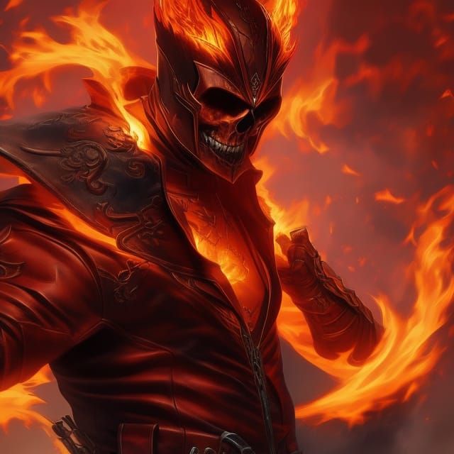 Ghost Rider - AI Generated Artwork - NightCafe Creator