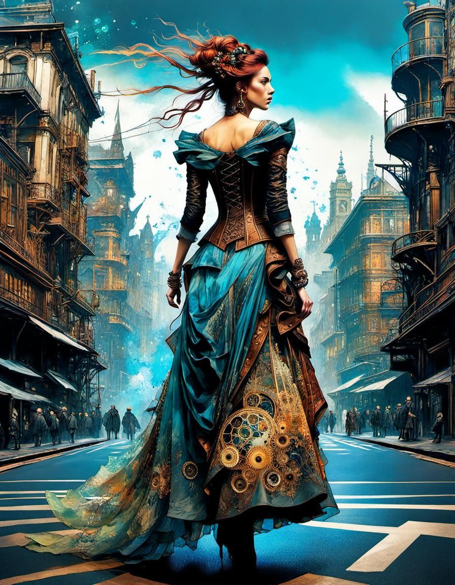 Steampunk Visions - AI Generated Artwork - NightCafe Creator