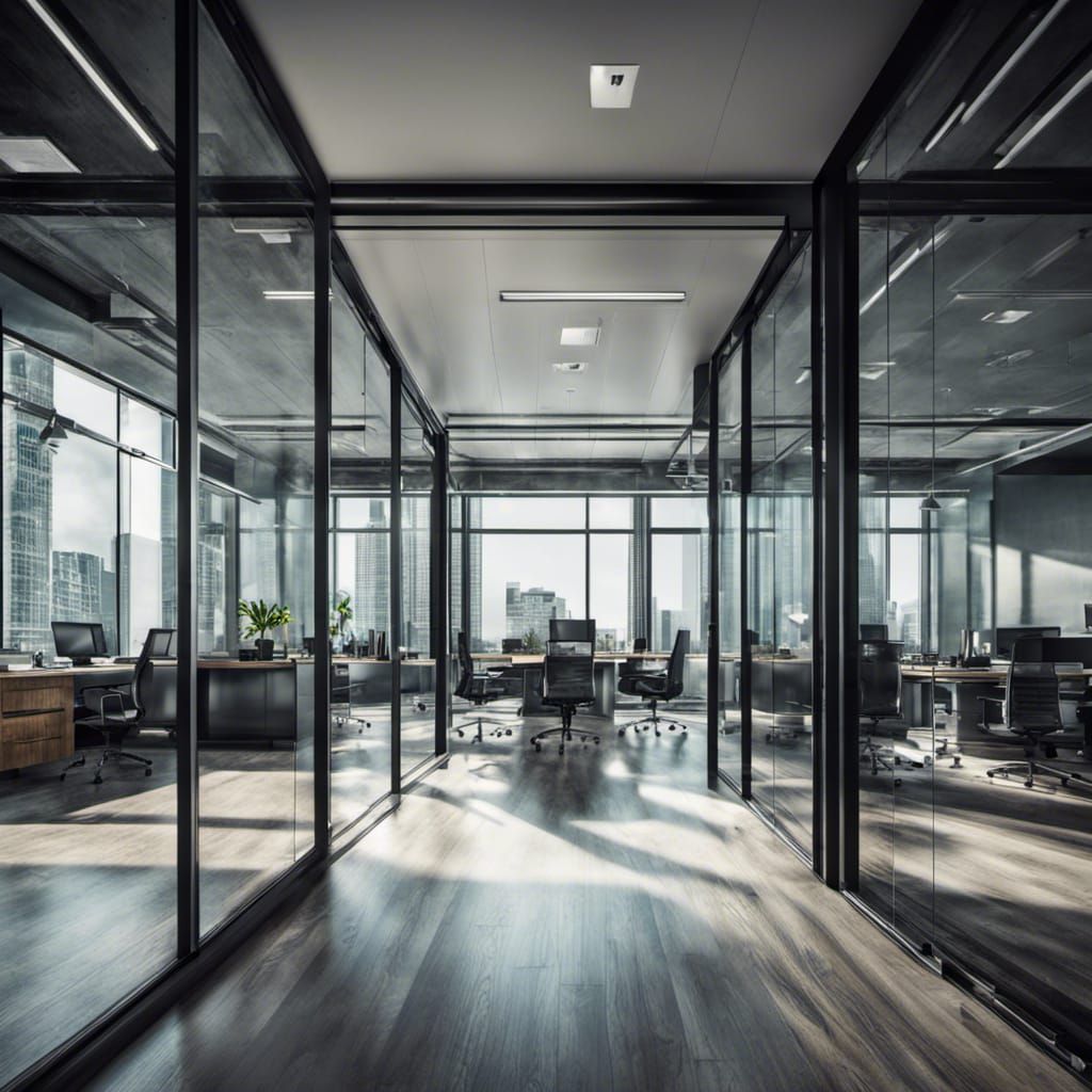 Modern office space - AI Generated Artwork - NightCafe Creator