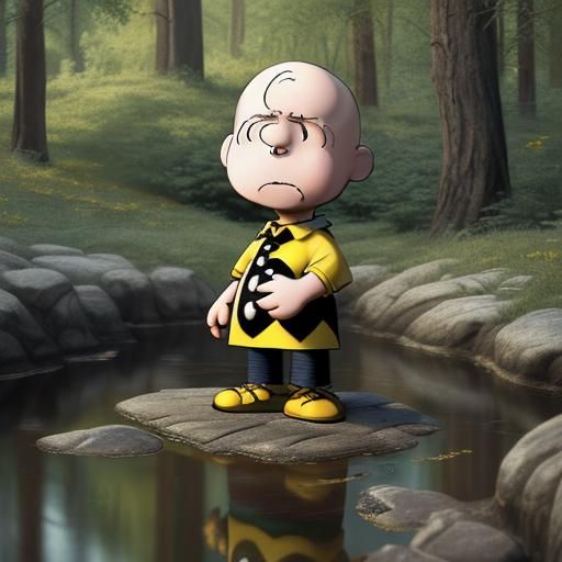 Charlie Brown, intricately detailed 8K resolution HDR 3DEXCITE detailed ...