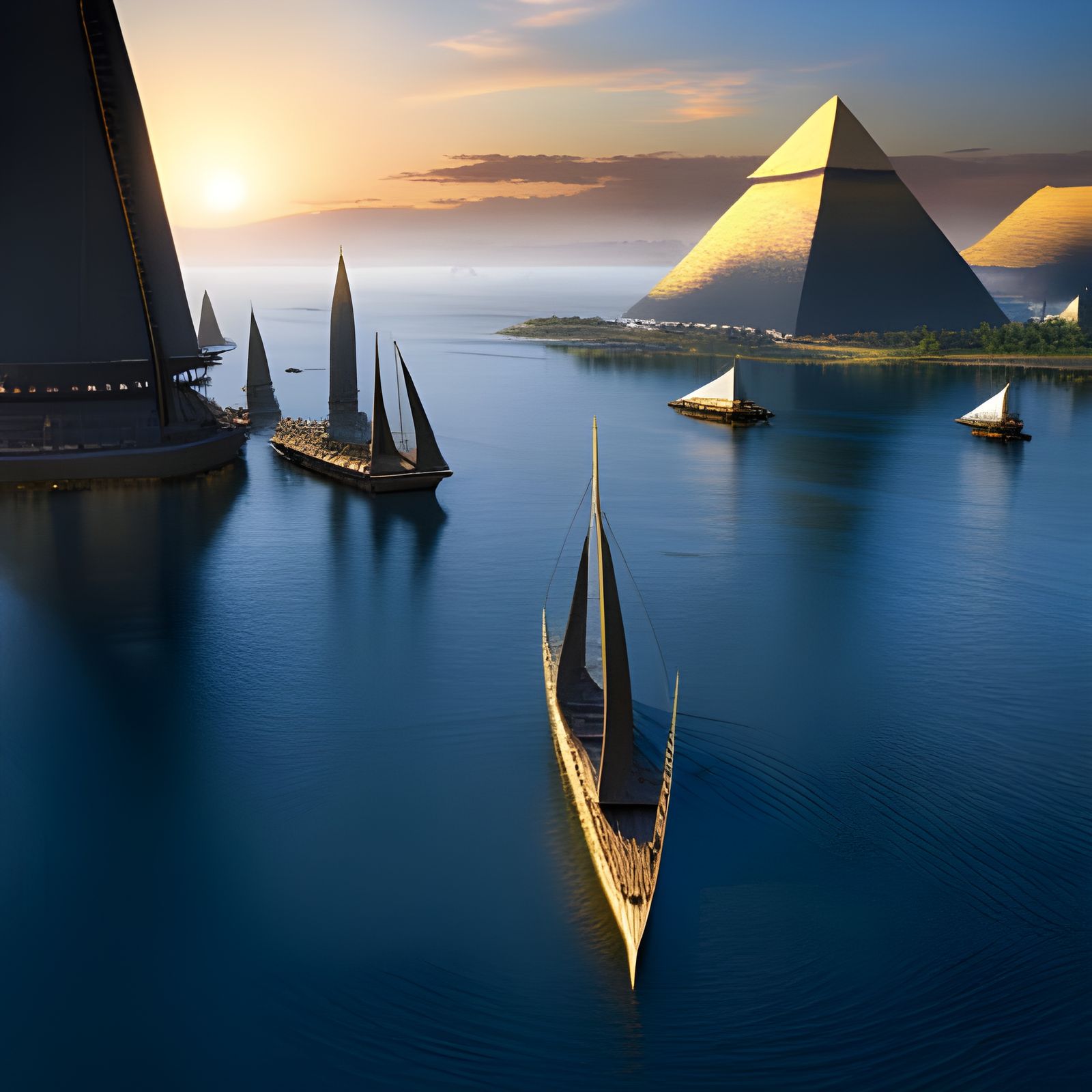 The Mighty Nile - AI Generated Artwork - NightCafe Creator