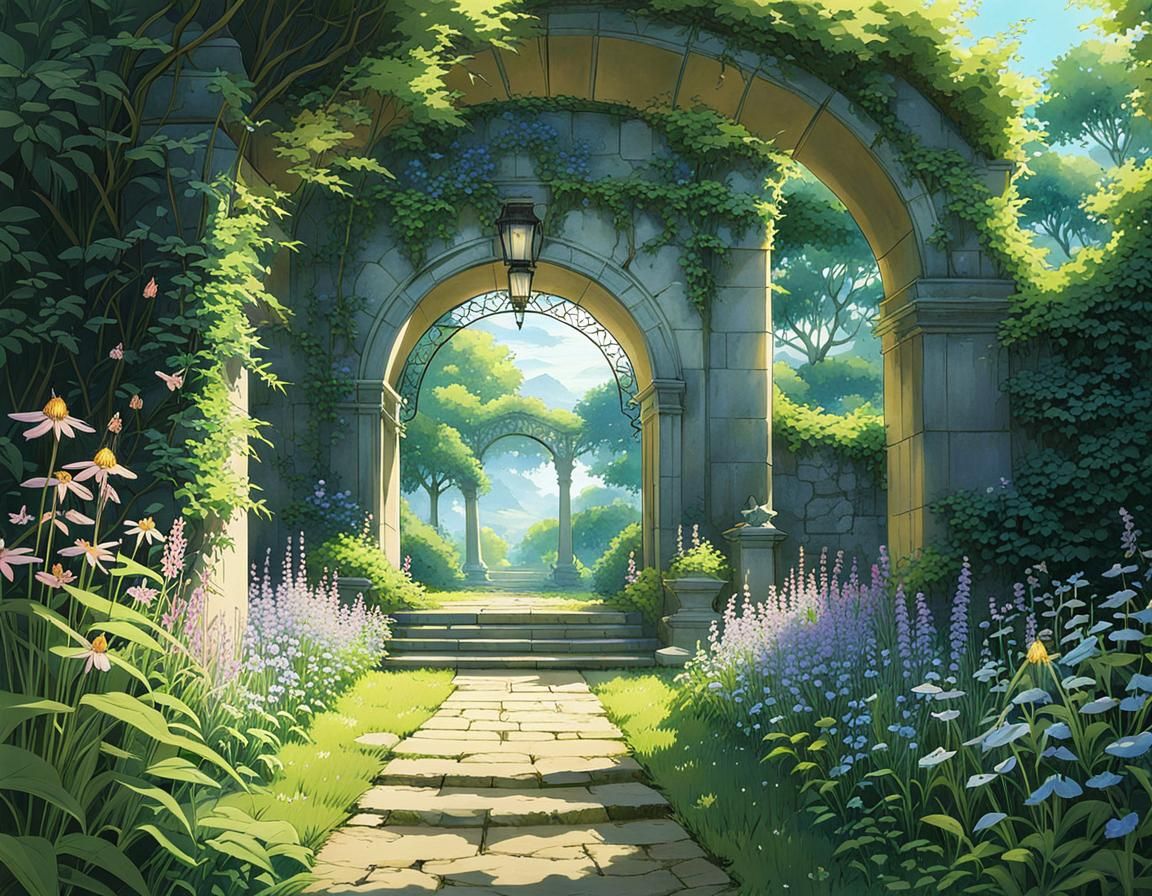 secret garden 01 - AI Generated Artwork - NightCafe Creator