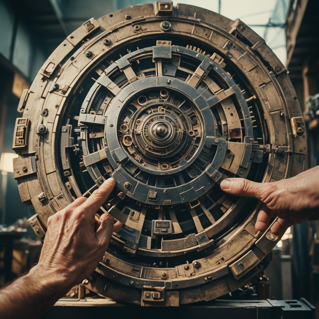 Sophisticated machine of a lost civilization. - AI Generated Artwork ...