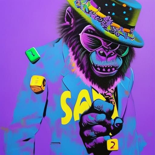 The Grape Ape - AI Generated Artwork - NightCafe Creator