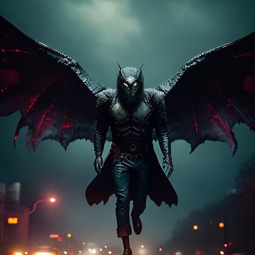 mothman - AI Generated Artwork - NightCafe Creator
