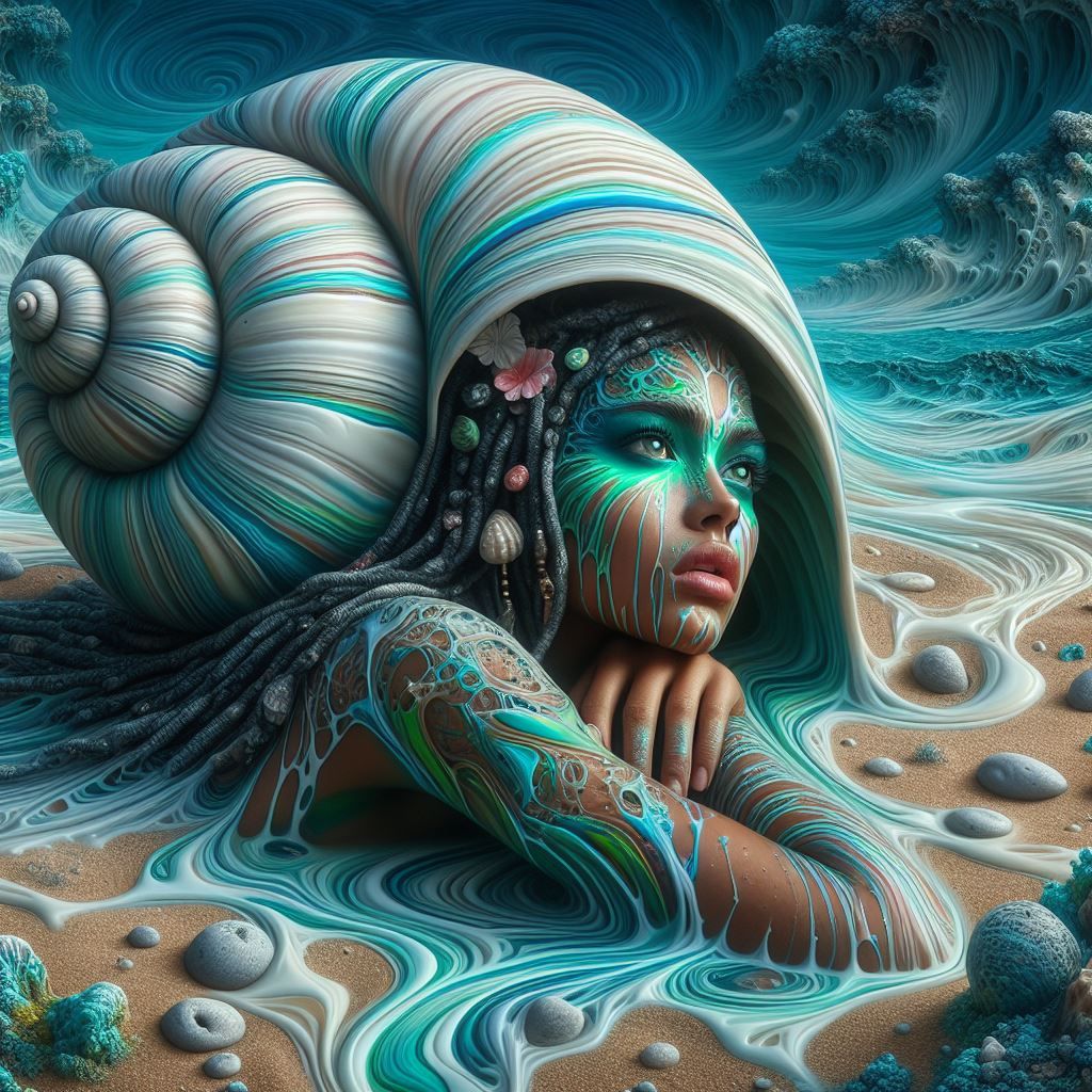 Seashell beauty - AI Generated Artwork - NightCafe Creator