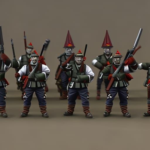 Clown army - AI Generated Artwork - NightCafe Creator