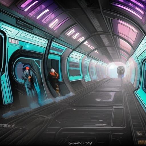 Time travel train - AI Generated Artwork - NightCafe Creator