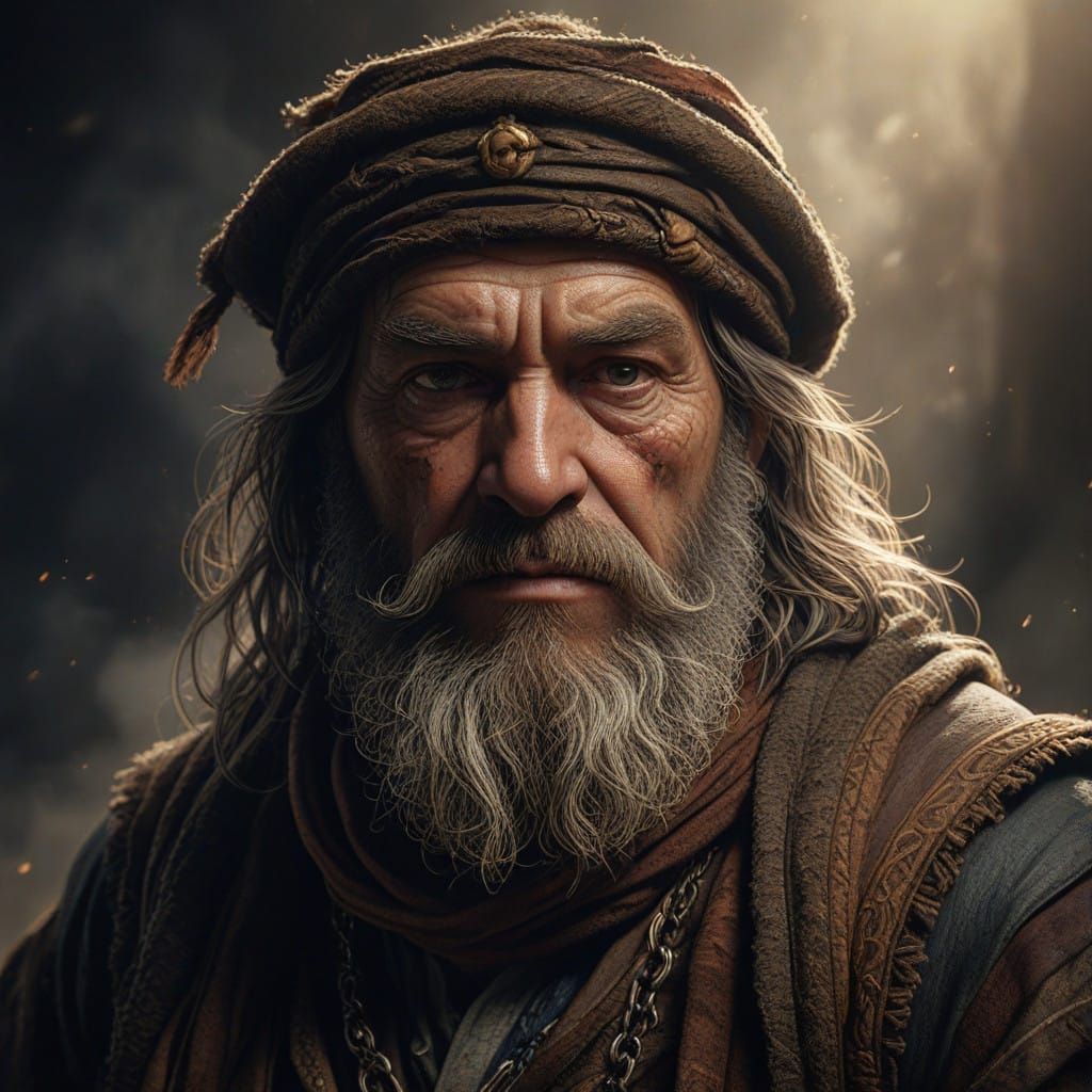 Grizzled Gruff Dwarf Rune Carver - Grizzled Dwarf Rune Carve...