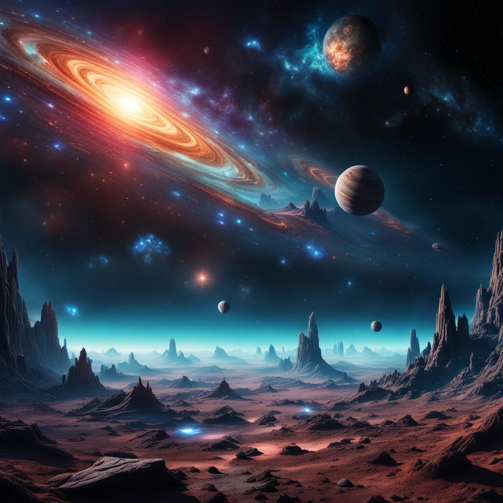 Space - AI Generated Artwork - NightCafe Creator