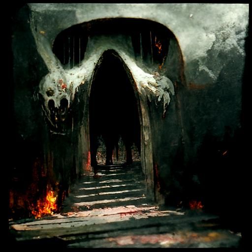 The entrance to Hell - AI Generated Artwork - NightCafe Creator