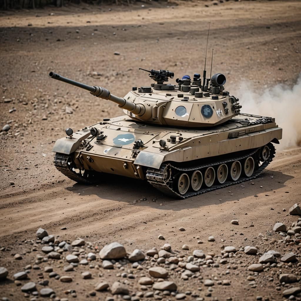 Modern Military Tank with Two Googly Eyes - AI Generated Artwork ...