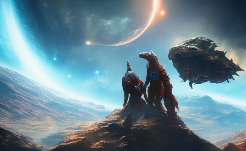 Aliens 👽 - AI Generated Artwork - NightCafe Creator