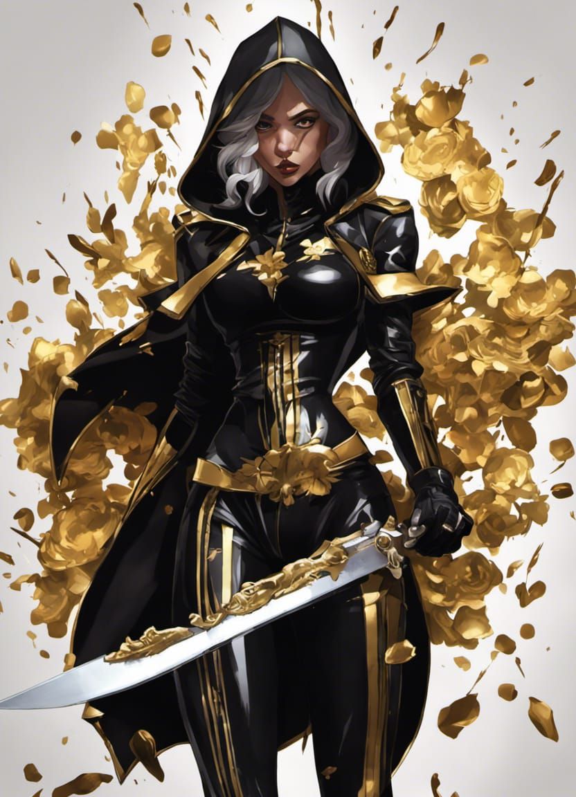 Gold Assassin - AI Generated Artwork - NightCafe Creator