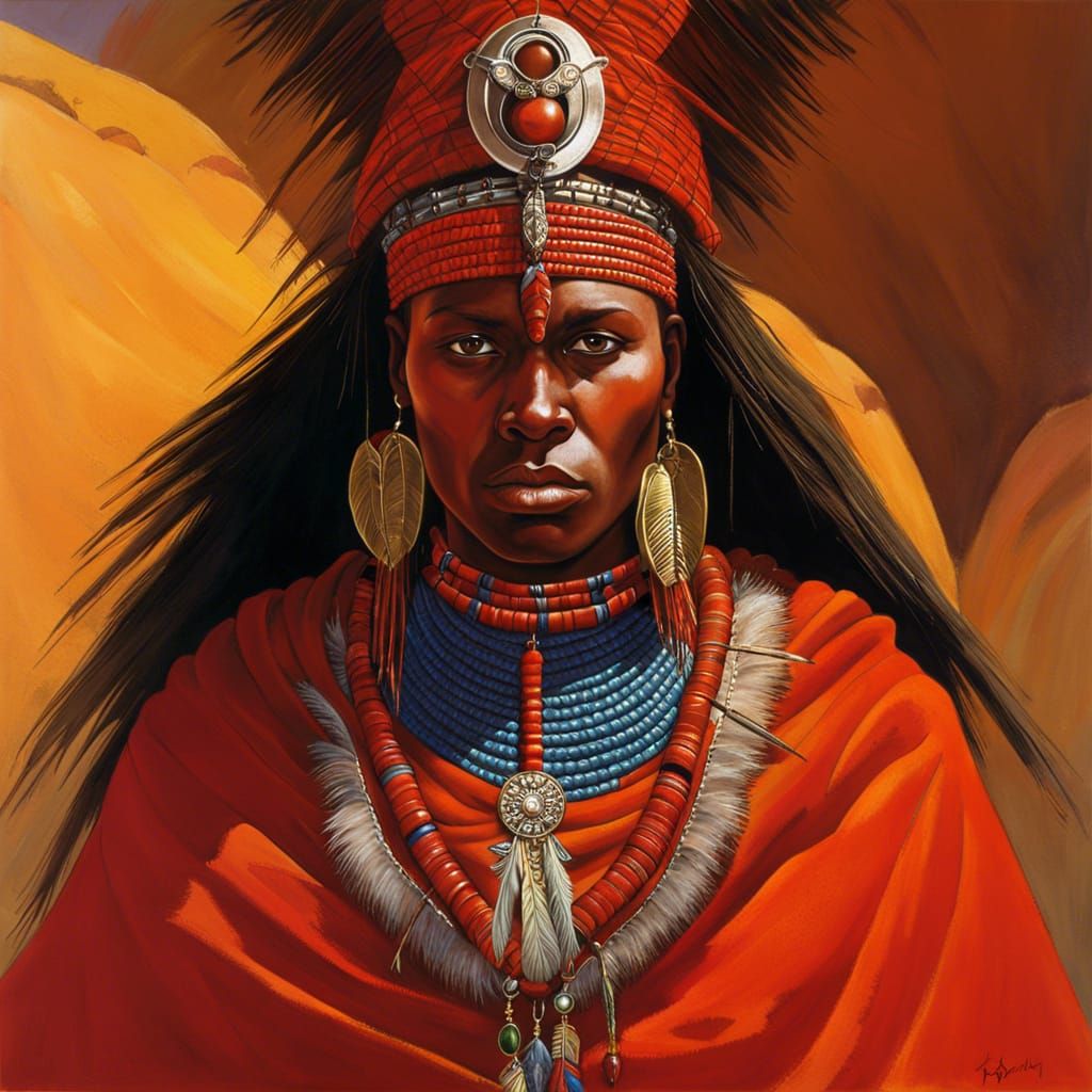 Maasai - AI Generated Artwork - NightCafe Creator