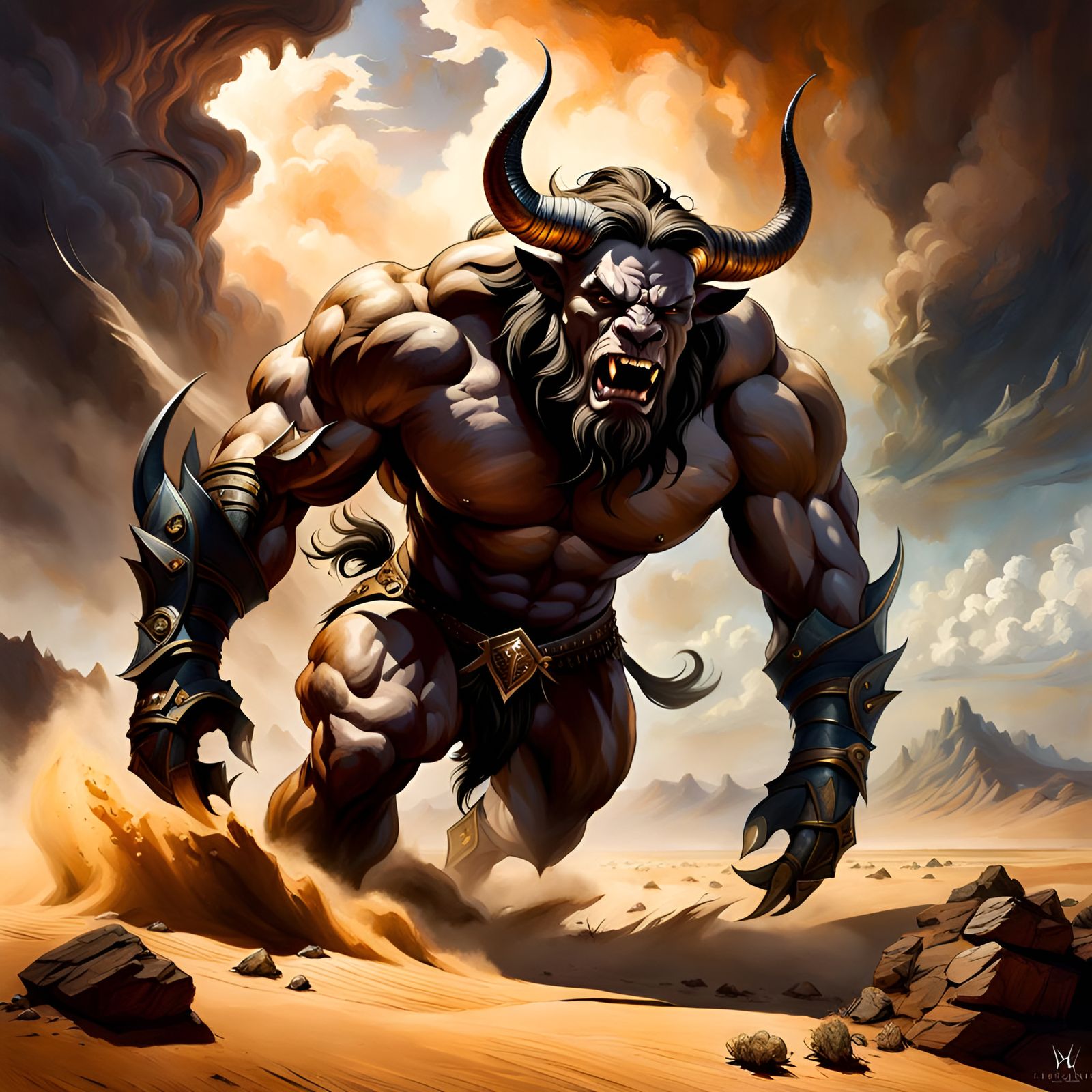 Minotaure - AI Generated Artwork - NightCafe Creator