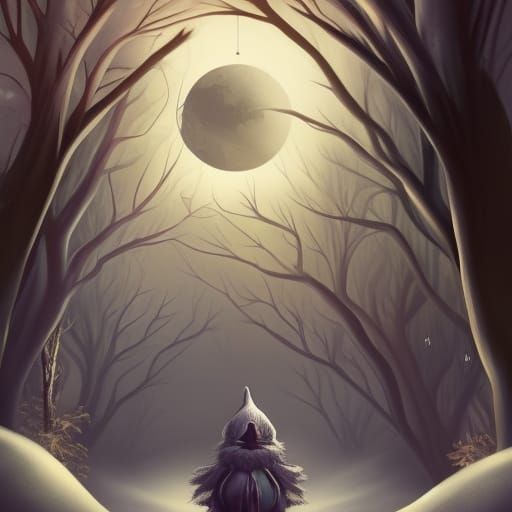 anthro-rabbit-priestess-tends-to-garden-in-moonlit-temple-grounds Yuki ...