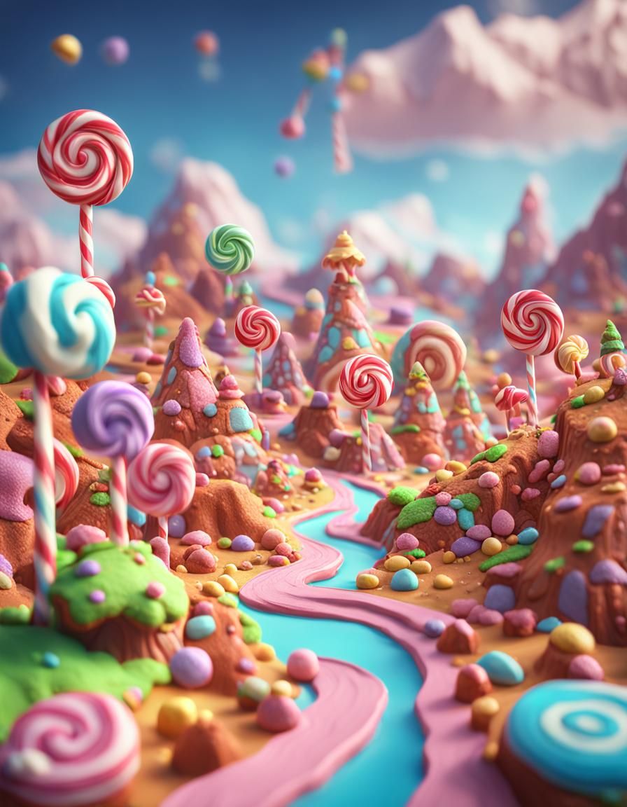 Candyland - AI Generated Artwork - NightCafe Creator
