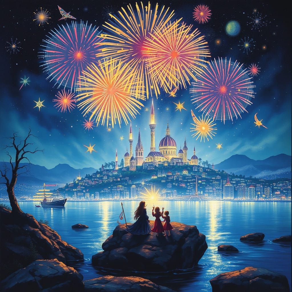 A mystical New Year’s Eve in a fantasy realm