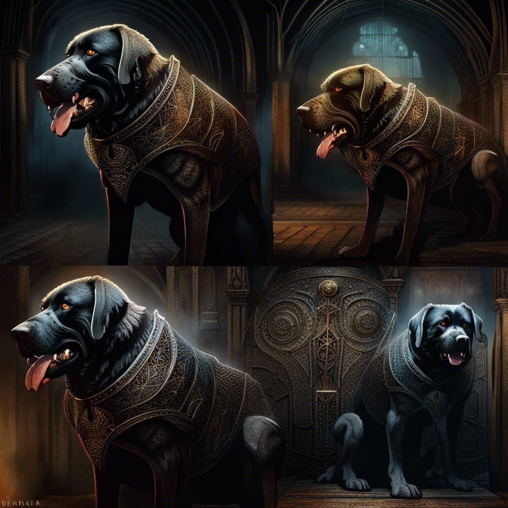 Paranormal hyper gigantic, intensely detailed, round filigree shields ...