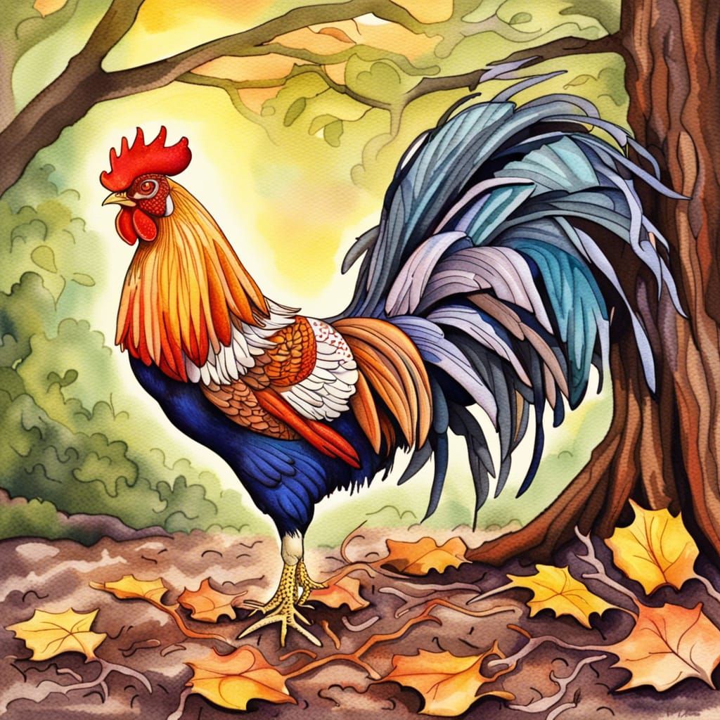 Rooster Man - AI Generated Artwork - NightCafe Creator