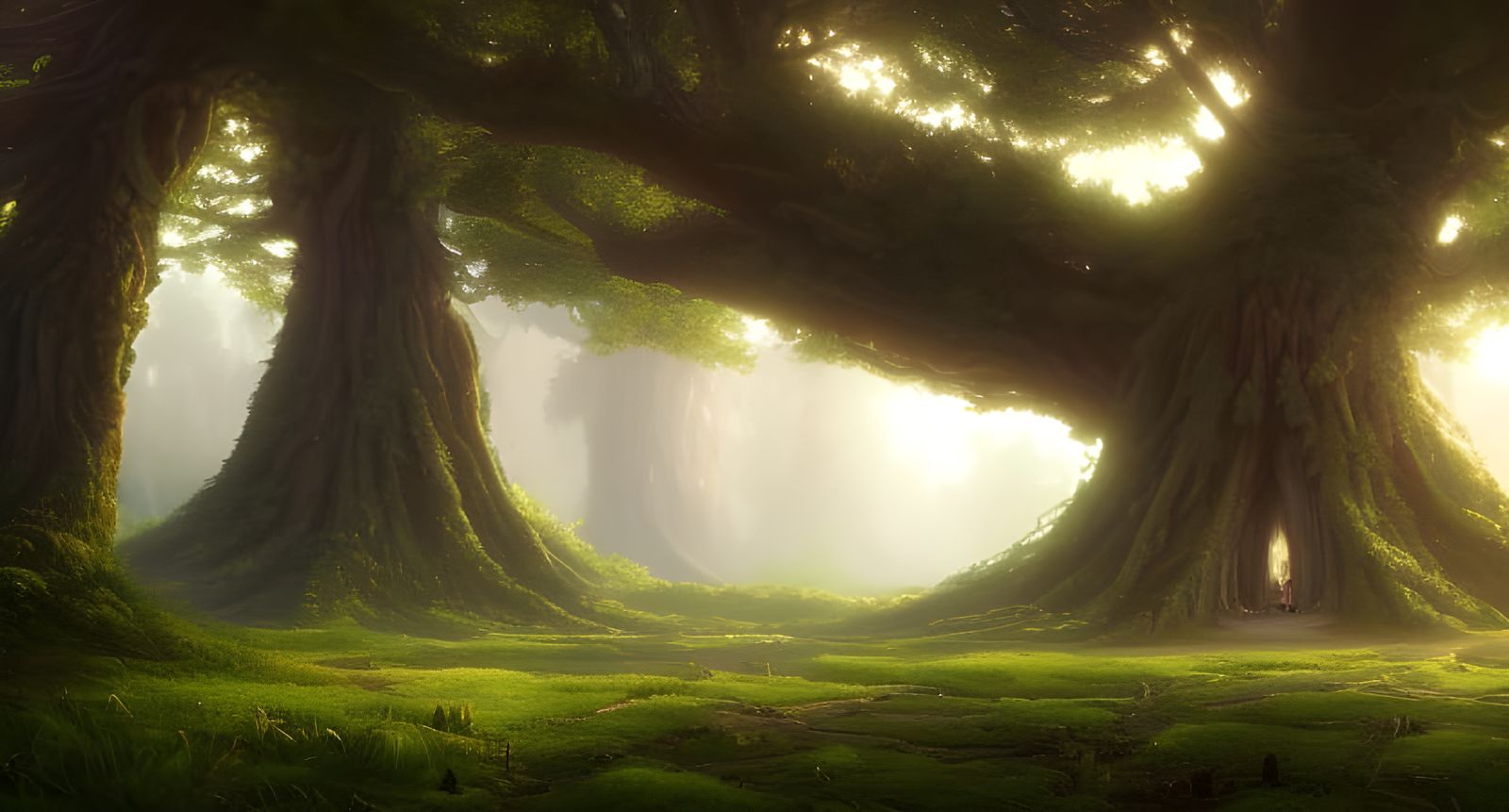 Giant Magical World Tree - AI Generated Artwork - NightCafe Creator