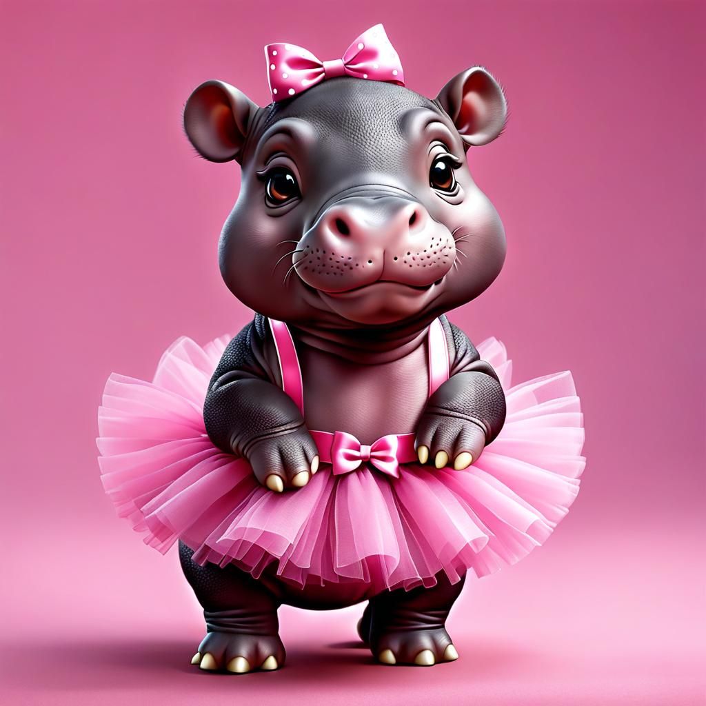 chibi hippo - AI Generated Artwork - NightCafe Creator