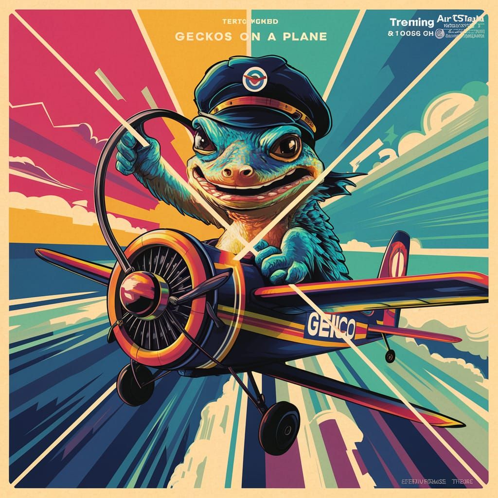 Coming to a theater near you, Geckos on a Plane, staring the GEICO ...