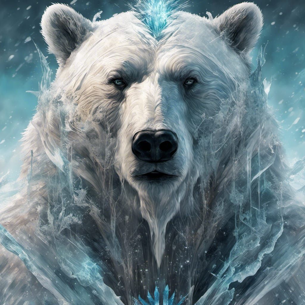 Ice God - AI Generated Artwork - NightCafe Creator